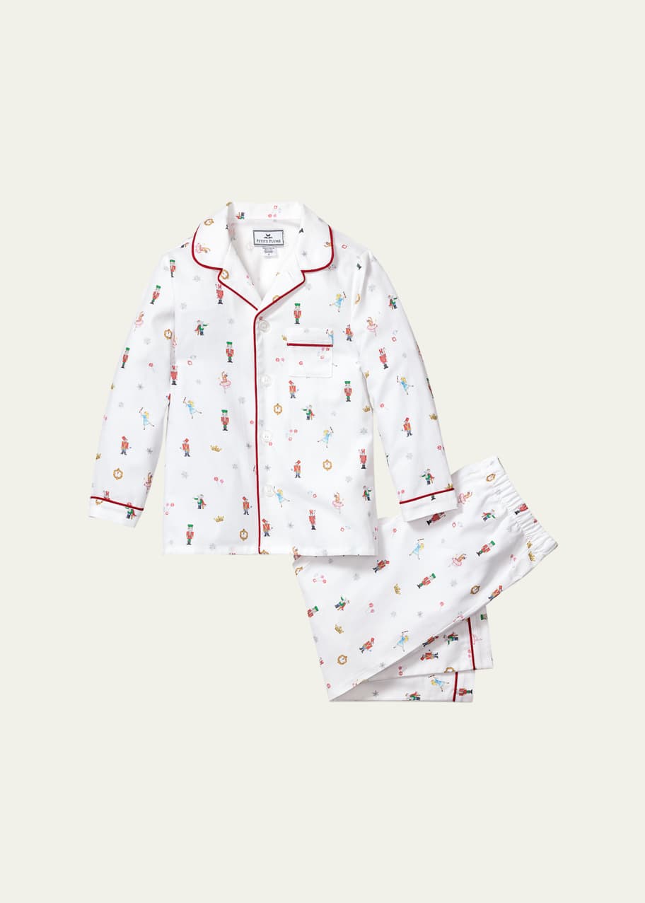 Petite Plume Boy's Night At The Nutcracker Two-Piece Pajama Set, Size ...