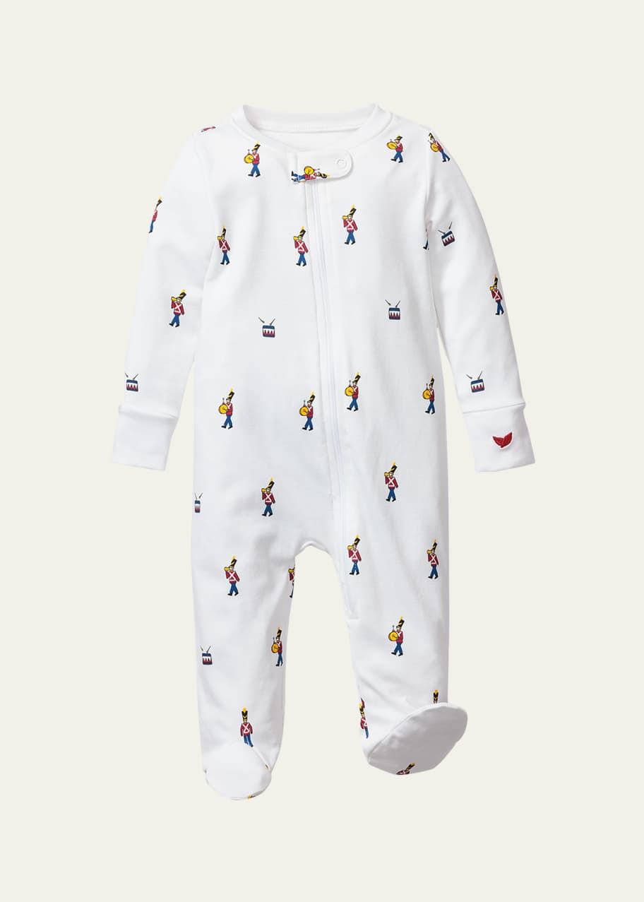 Petite Plume Boy's Toy Soldier Printed Footie, Size Newborn-9M ...