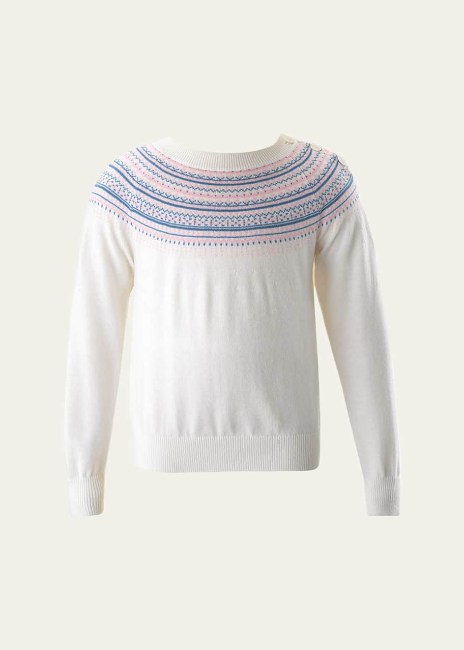 Rachel Riley Girl's Sweater W/ Fairisle Intarsia, Size 2-10 - Bergdorf ...