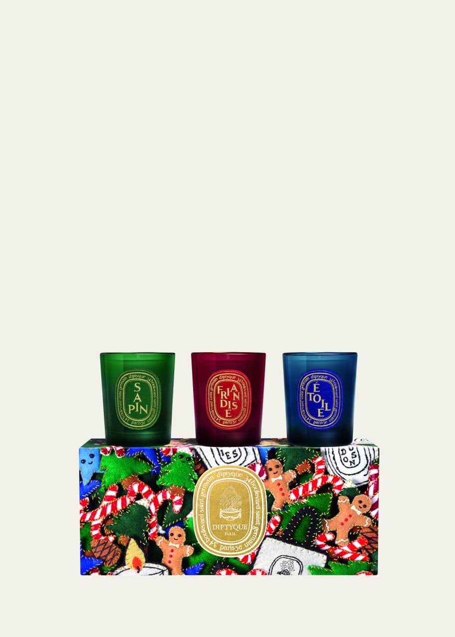 DIPTYQUE Limited Edition Scented Candle Gift Set, 3 x 2.5 oz ...