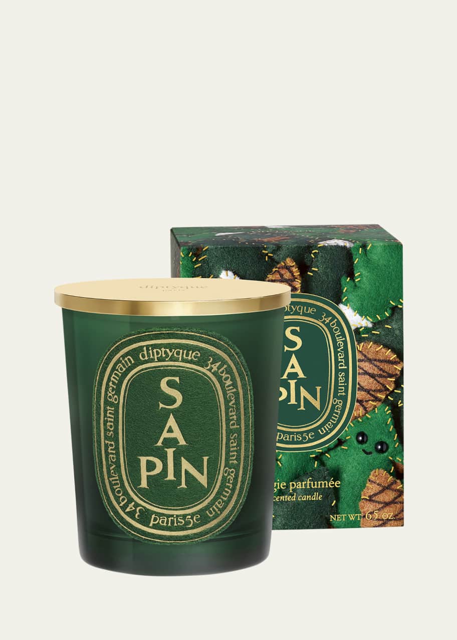 DIPTYQUE Limited Edition Sapin (Pine Tree) Scented Candle with Lid, 6.5 ...