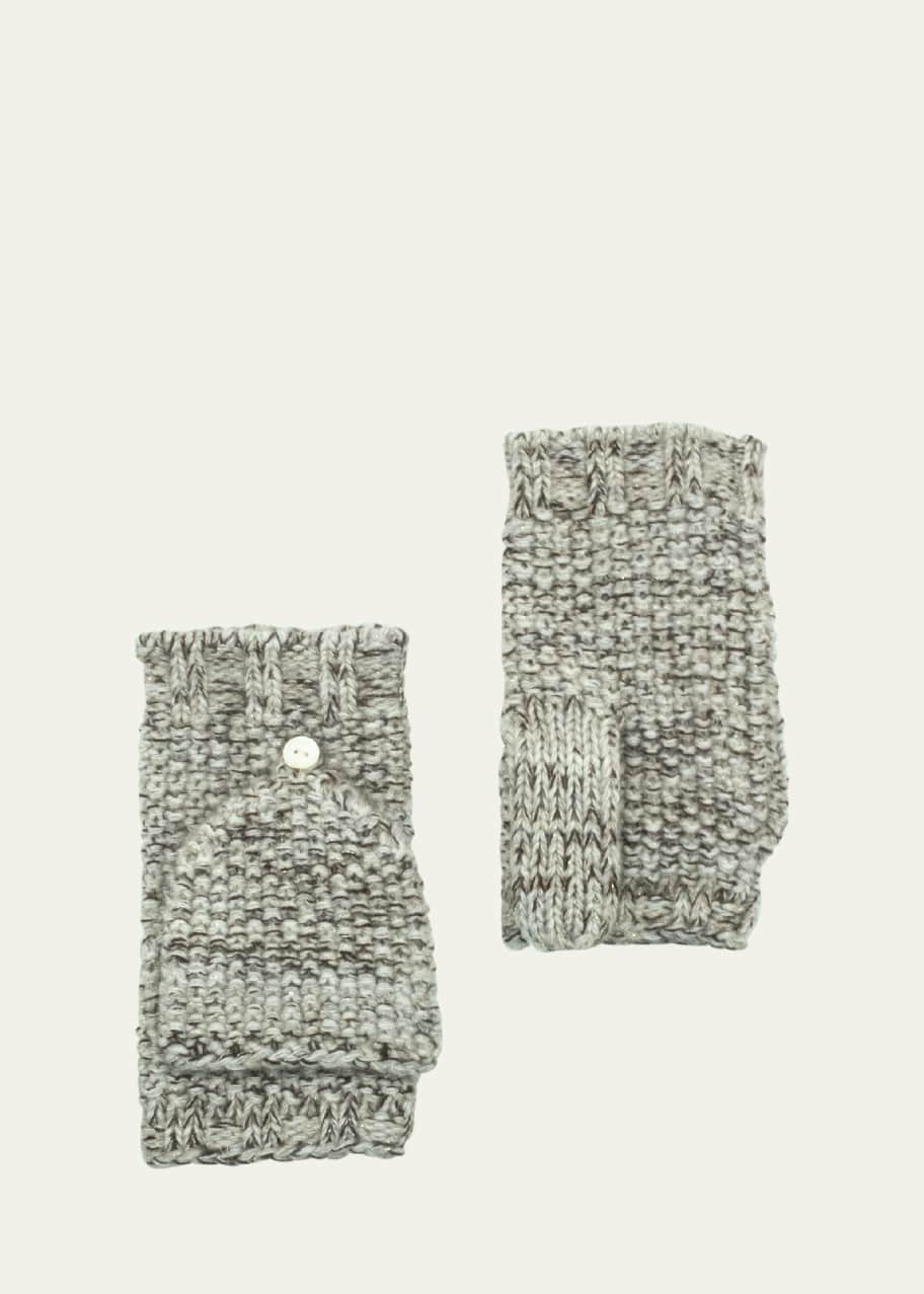 Portolano Flip Top Cashmere Mittens - Bergdorf Goodman