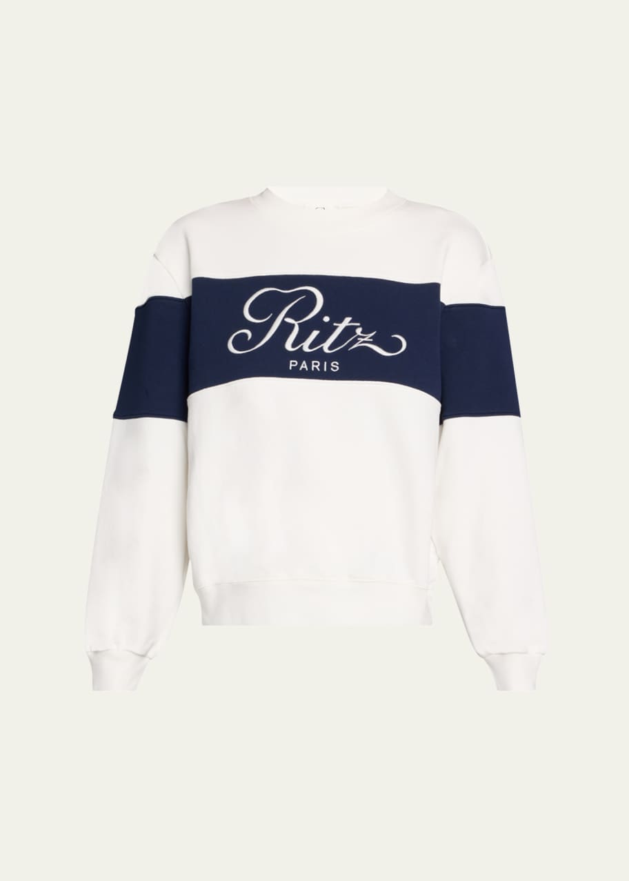 FRAME FRAME x Ritz Paris Logo Sport Sweatshirt - Bergdorf Goodman