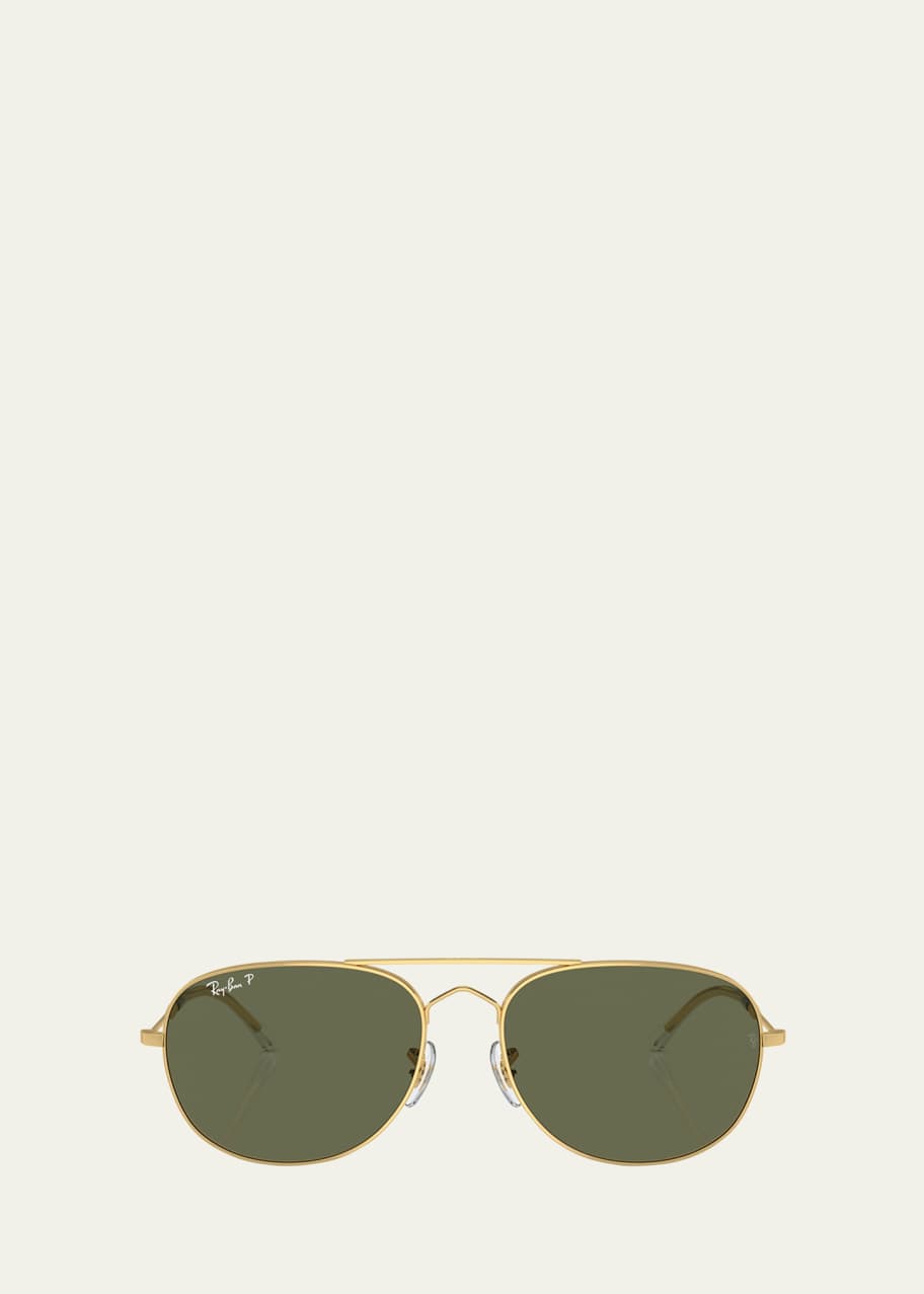 Ray-Ban RB3735 Metal Polarized Sunglasses - Bergdorf Goodman