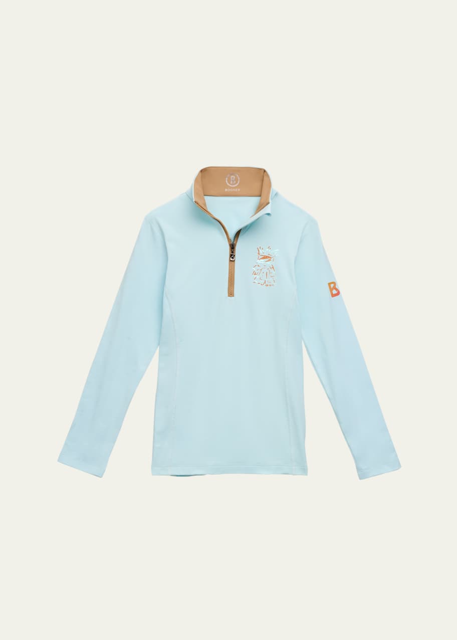 Bogner Girl's Ida Quarter Zip, Size S-XXL - Bergdorf Goodman