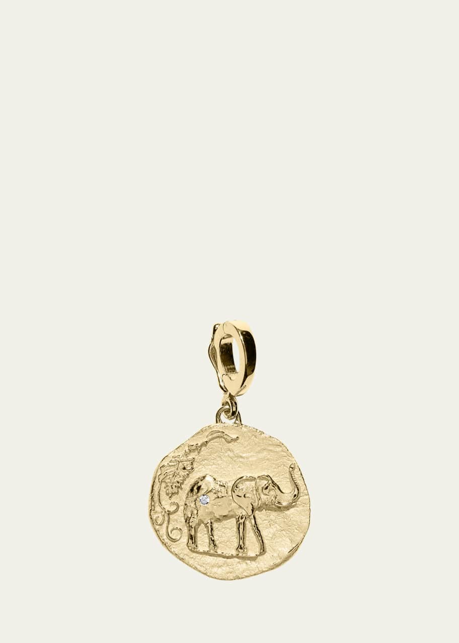 AZLEE Elefante Small Diamond Charm Pendant - Bergdorf Goodman