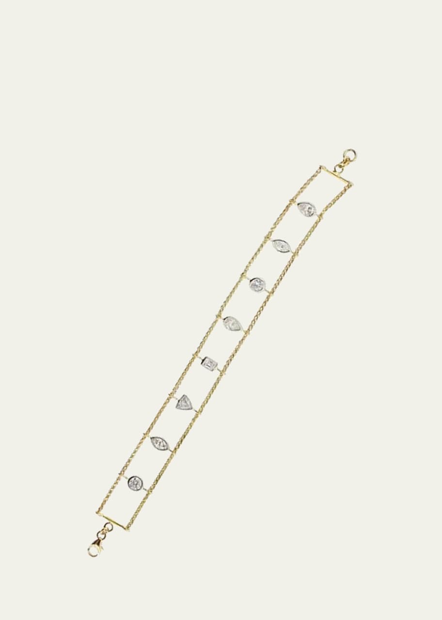 Kimberly McDonald 18K Yellow Gold Signature KMD Irregular Diamond ...
