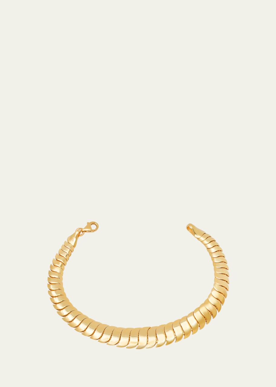 Shylee Rose Jewelry 14K Yellow Gold Wide Cobra Bracelet - Bergdorf Goodman