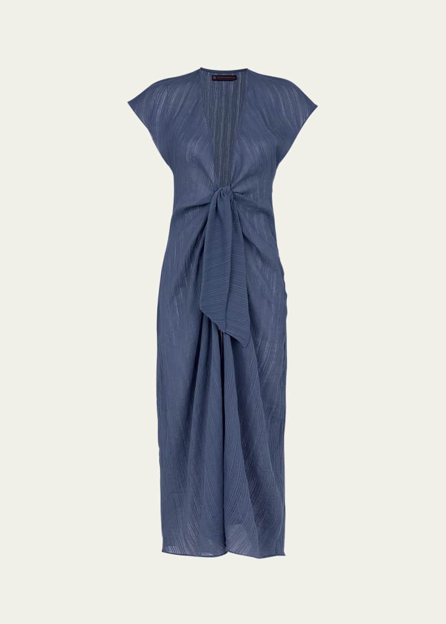 Vix Solid Sasha Long Caftan Coverup - Bergdorf Goodman