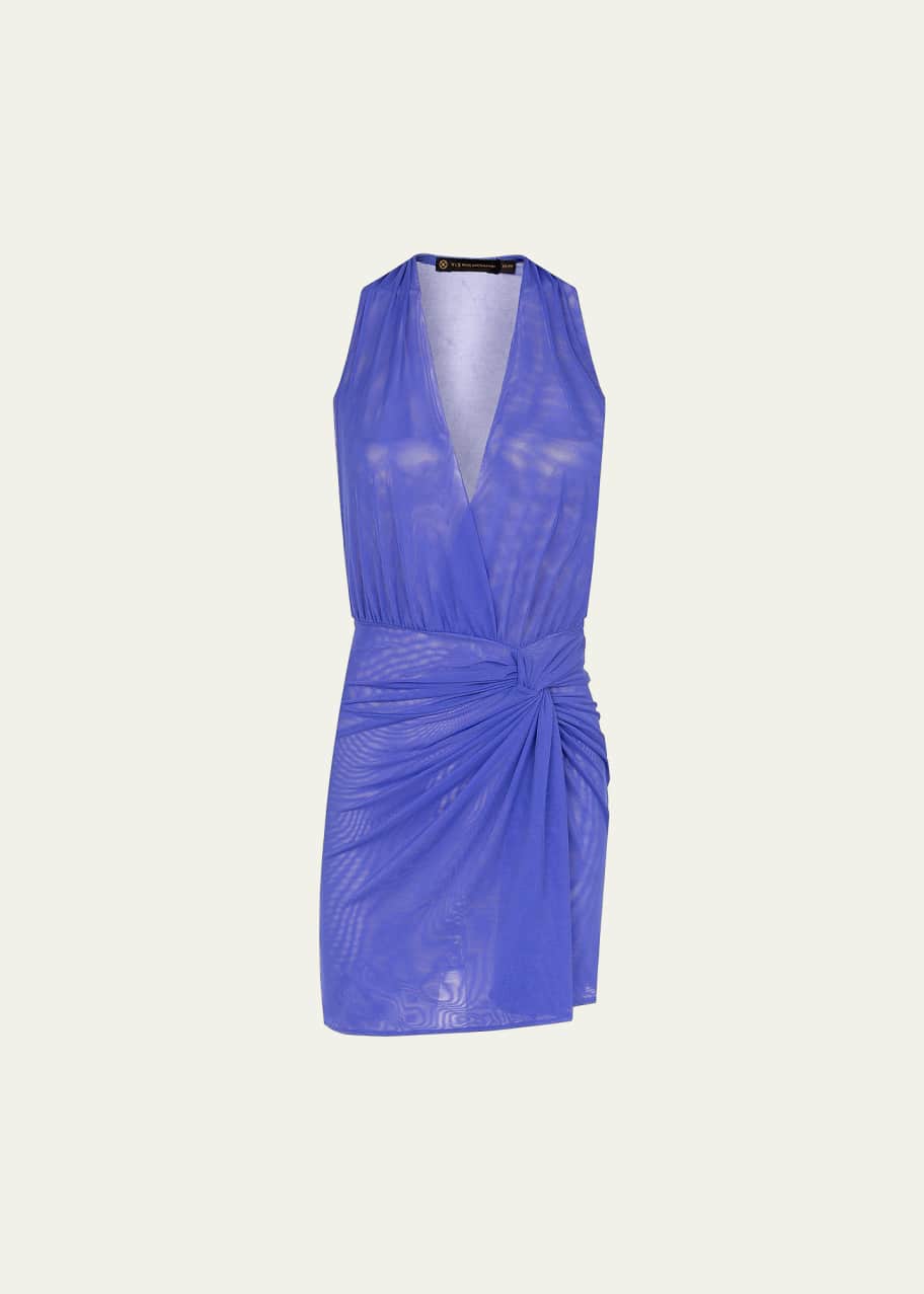 Vix Solid Karina Sheer Sun Dress Coverup - Bergdorf Goodman