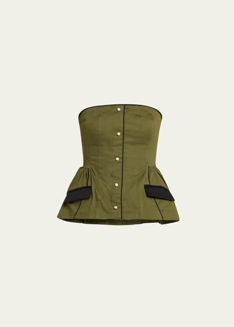 Kika Vargas Agnes Strapless Top - Bergdorf Goodman