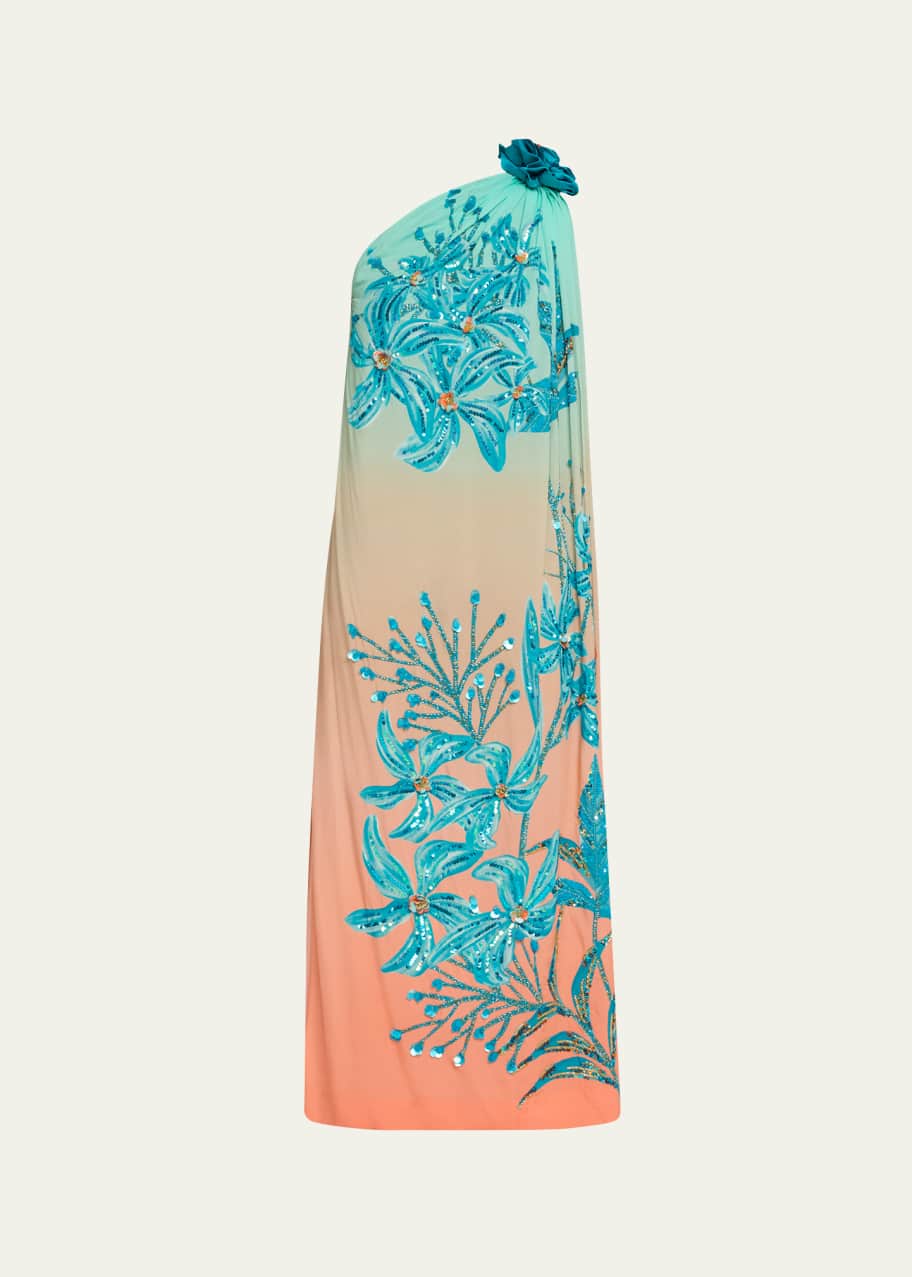 Verandah Hand-Beaded Rani Toga Maxi Dress - Bergdorf Goodman
