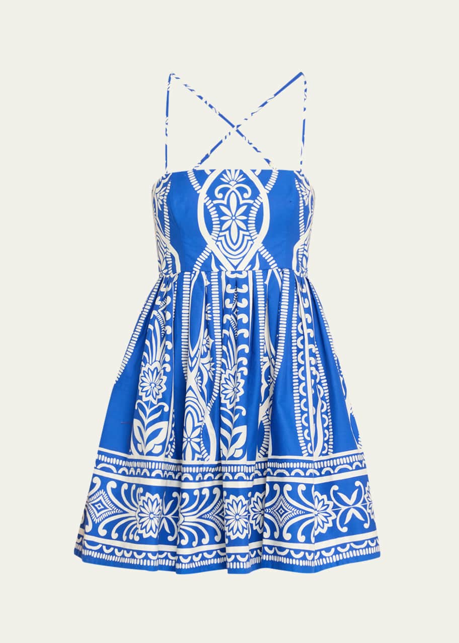 Cara Cara Leo Mini Dress - Bergdorf Goodman