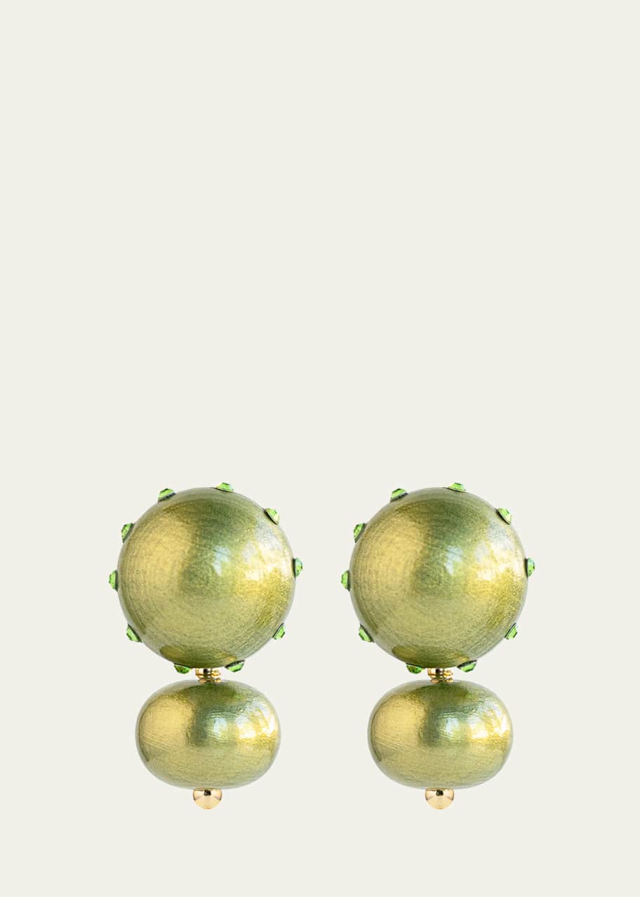 Saule Label Livia Lime Twist Earrings - Bergdorf Goodman