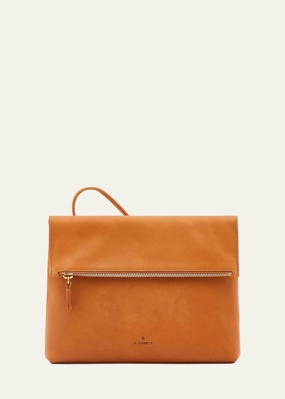 Il Bisonte Anna Fold-Over Flap Leather Crossbody Bag - Bergdorf Goodman