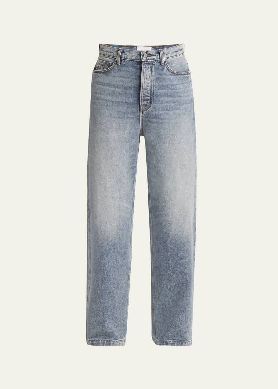 Rhude Men's Wide-Leg Track Jeans - Bergdorf Goodman