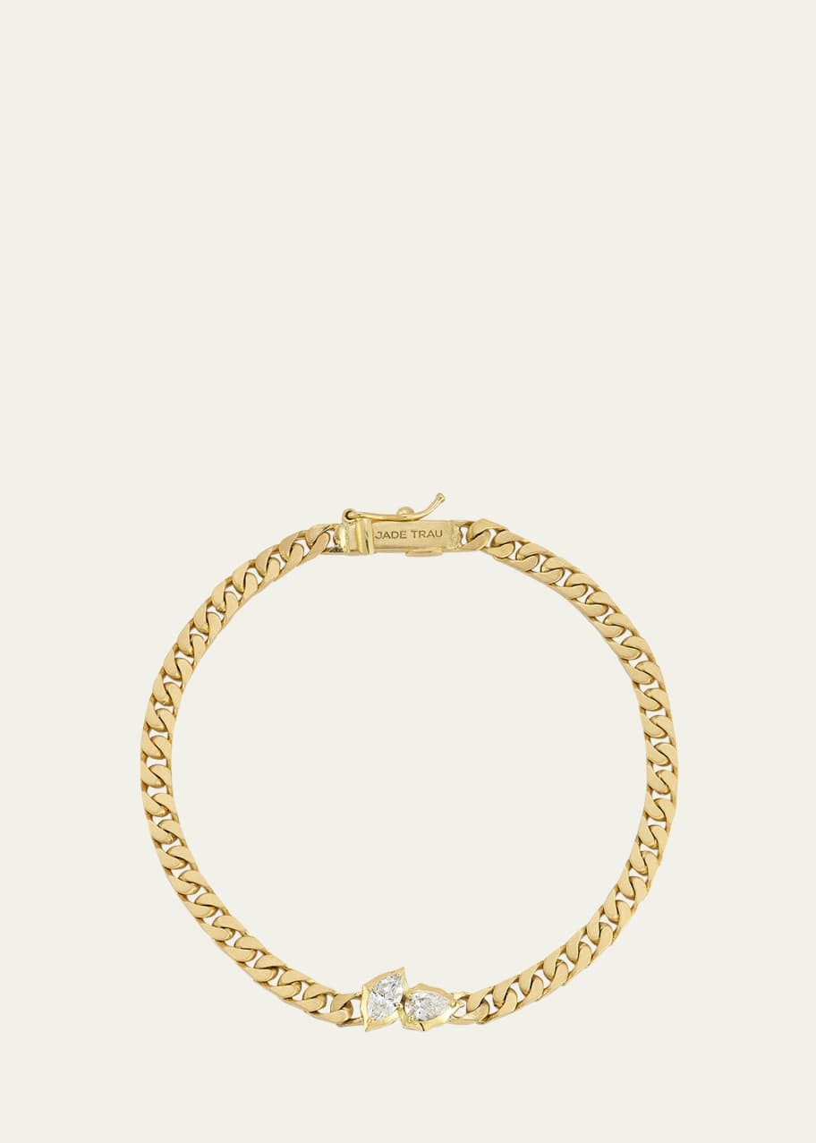 Jade Trau Posey Curb Chain Diamond Bracelet - Bergdorf Goodman
