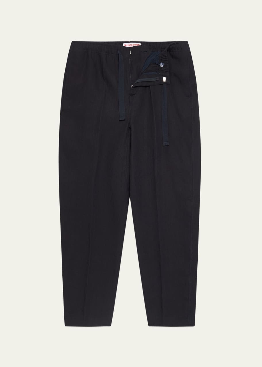 Orlebar Brown Men's Alex Linen Trousers - Bergdorf Goodman