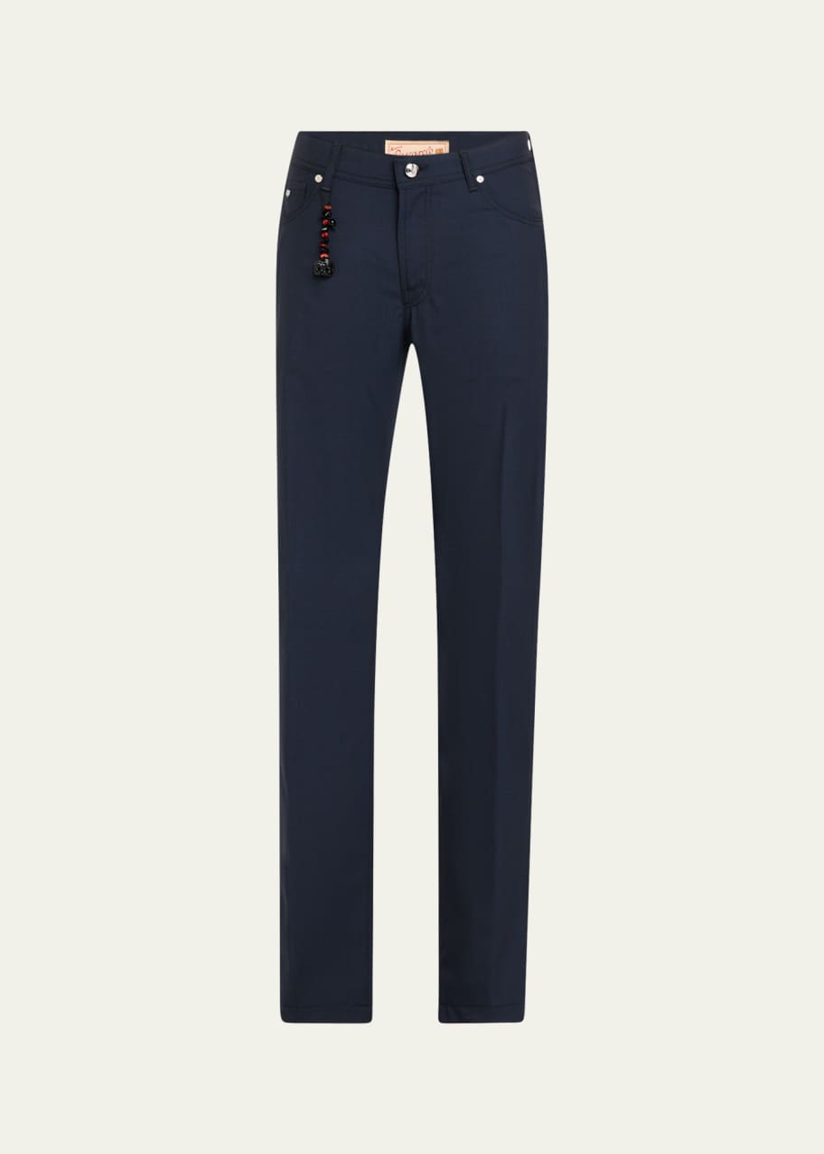 Marco Pescarolo Men's 130s Tropical Wool Pants - Bergdorf Goodman
