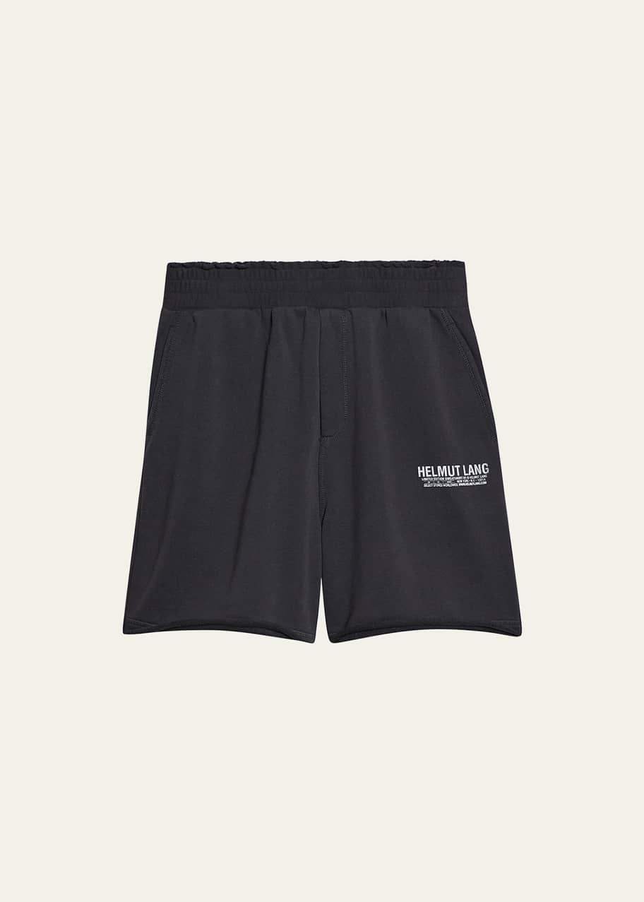 Helmut Lang Men's Meatpacking Sweat Shorts - Bergdorf Goodman