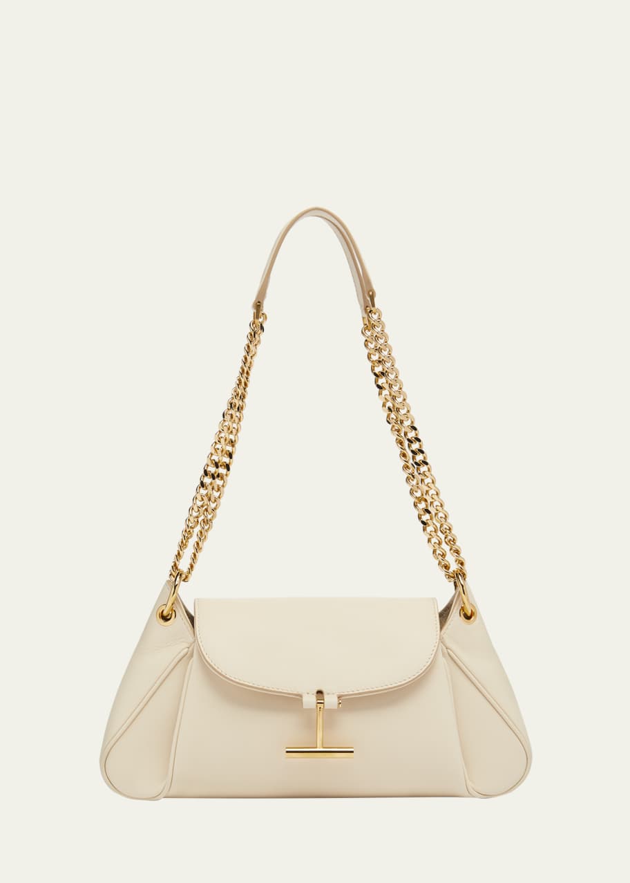 TOM FORD Tara Chain Shoulder Bag in Grain Leather - Bergdorf Goodman
