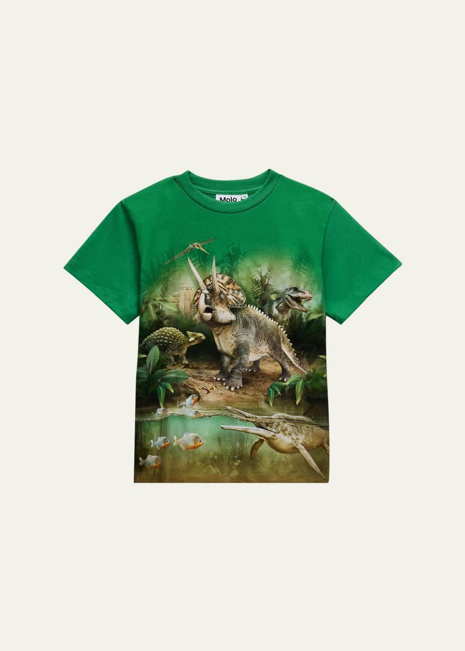 Molo Boy's Riley Dinosaur Graphic T-Shirt, Size 8-14 - Bergdorf Goodman