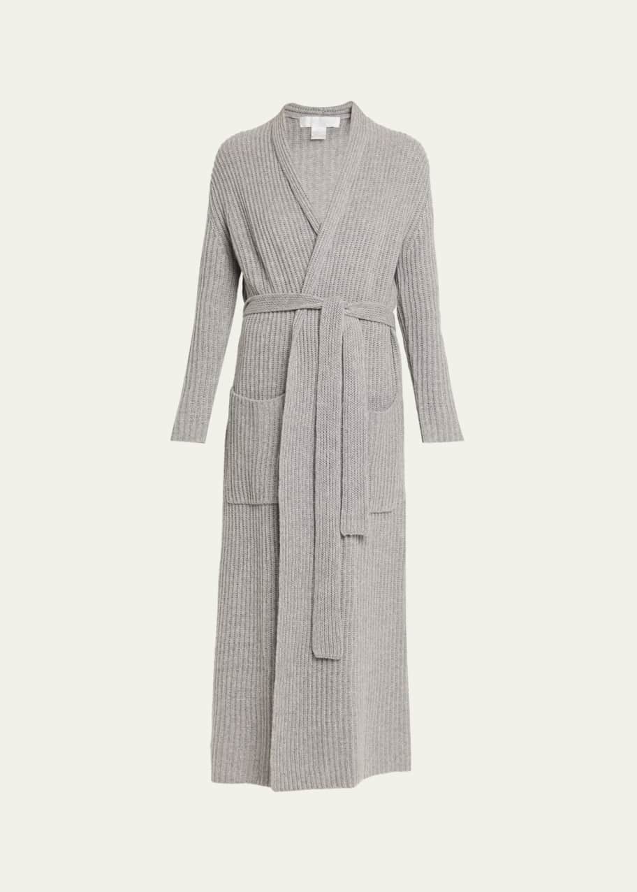 Arlotta Cashmere Rib Knit Cashmere Robe - Bergdorf Goodman