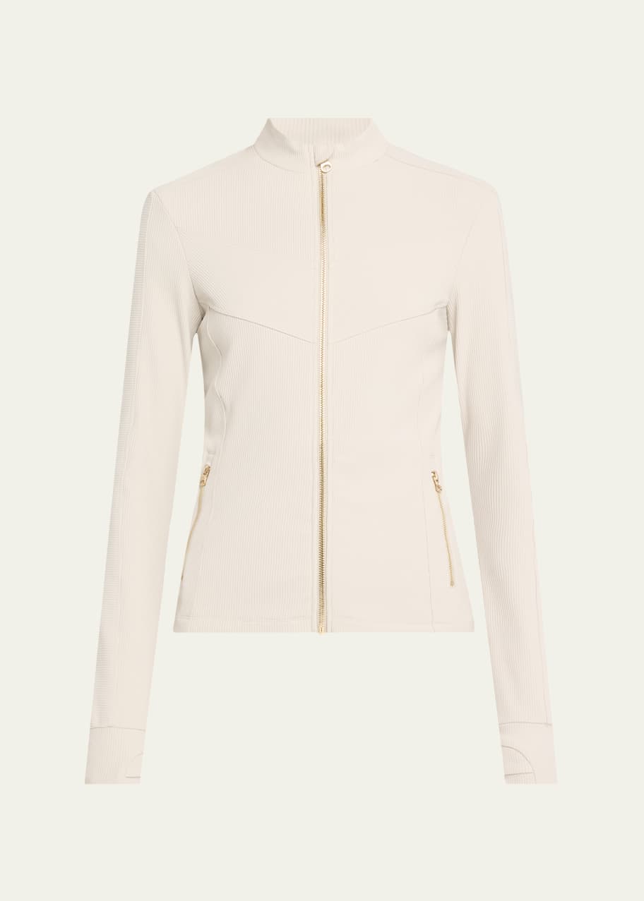 Blanc Noir Directional Rib Jacket - Bergdorf Goodman