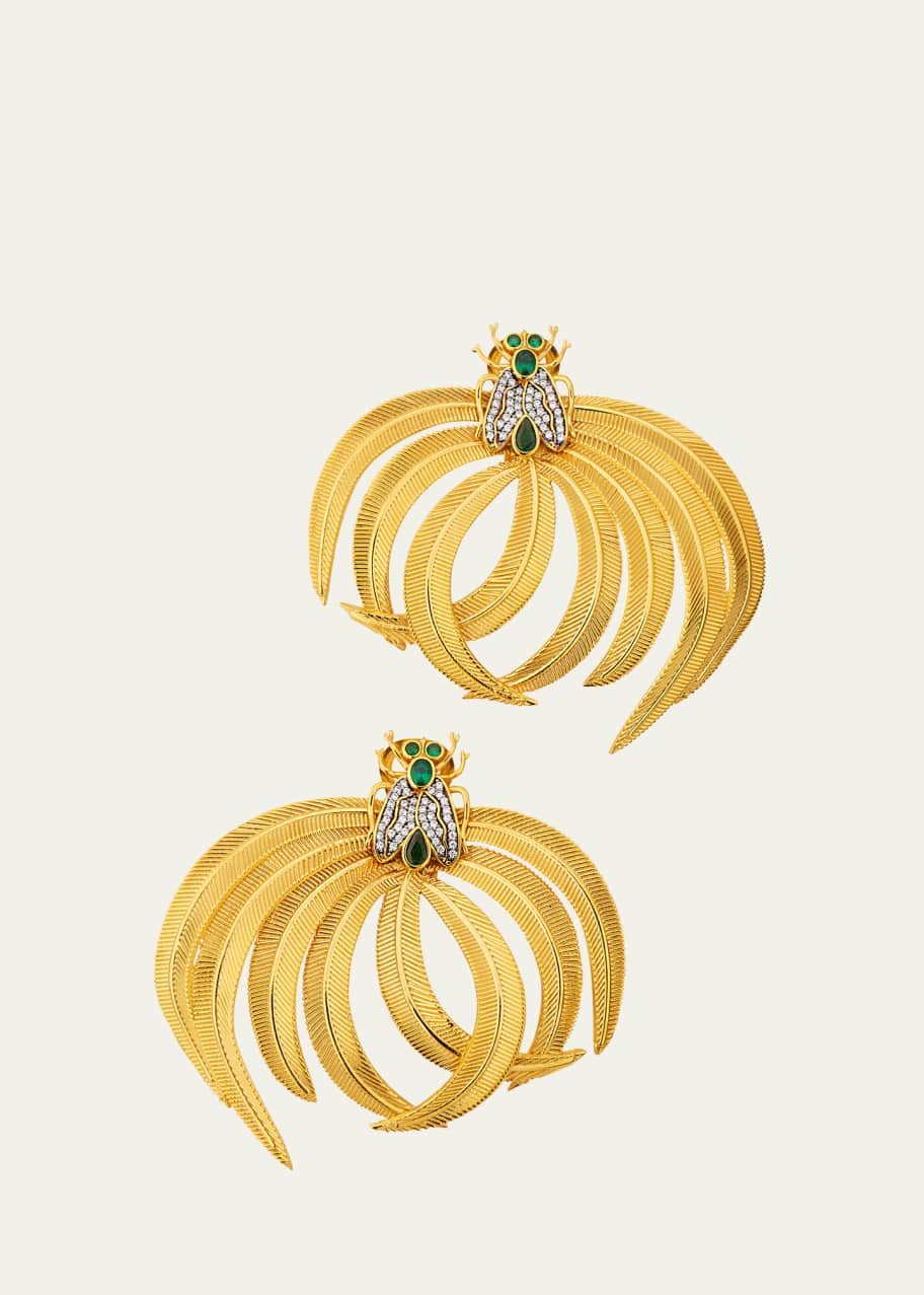 Begum Khan Opium Statement Earrings - Bergdorf Goodman
