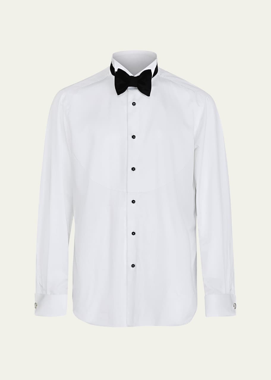 Giuliva Heritage Men's Formal Smoking Shirt in Cotton - Bergdorf Goodman