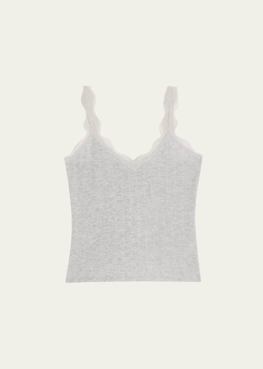Andine Mariela Lace-Trim Pointelle Tank - Bergdorf Goodman
