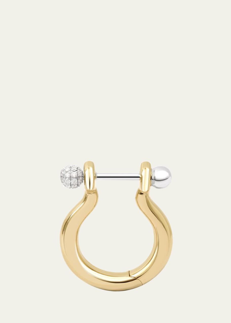 RAINBOW K 14K Yellow Gold Ball Hoop Earrings with Diamonds - Bergdorf ...