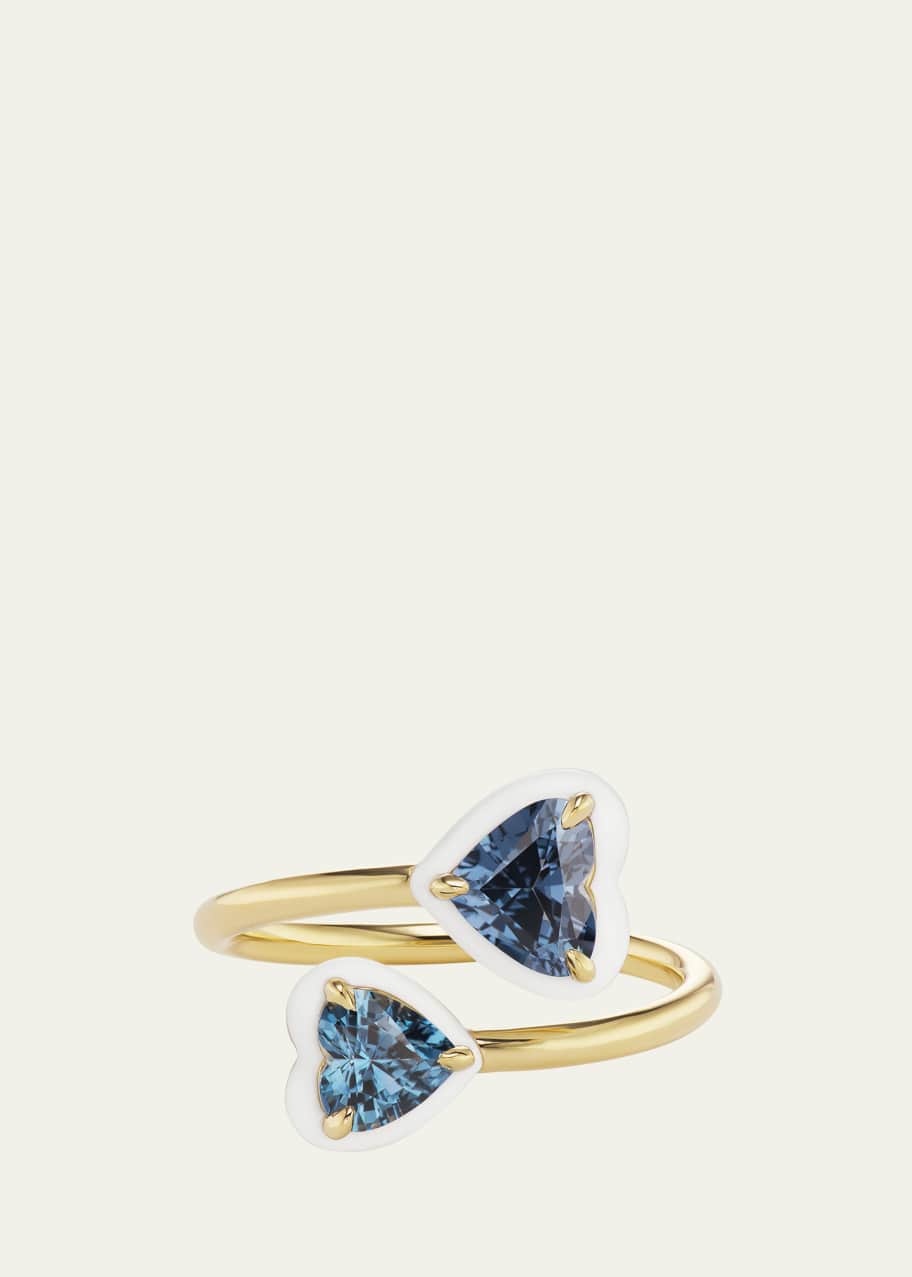 Emily P. Wheeler 18K Yellow Gold Elsa Topaz and Enamel Ring - Bergdorf ...