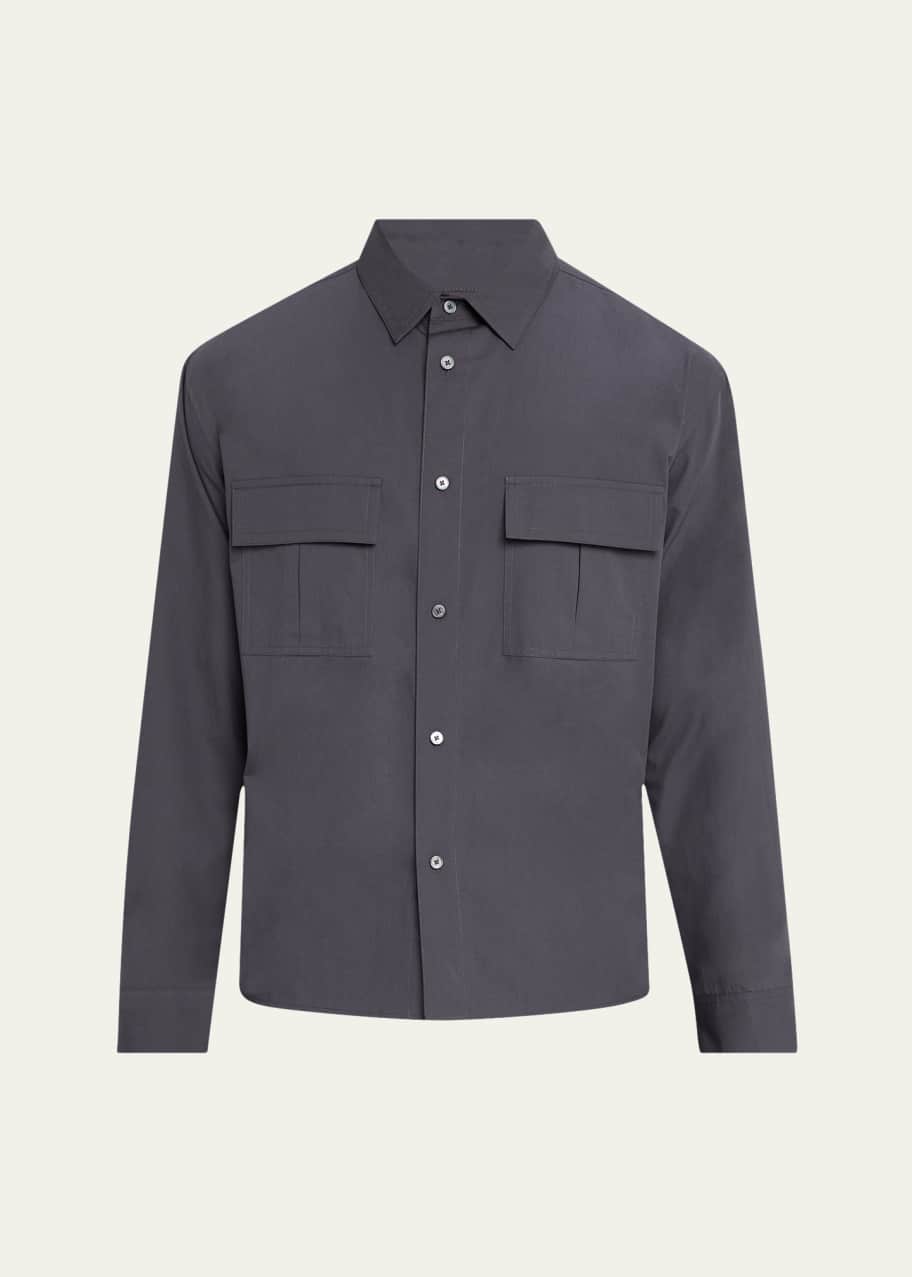 FRAME Men's Multi-Pocket Button-Down Shirt - Bergdorf Goodman