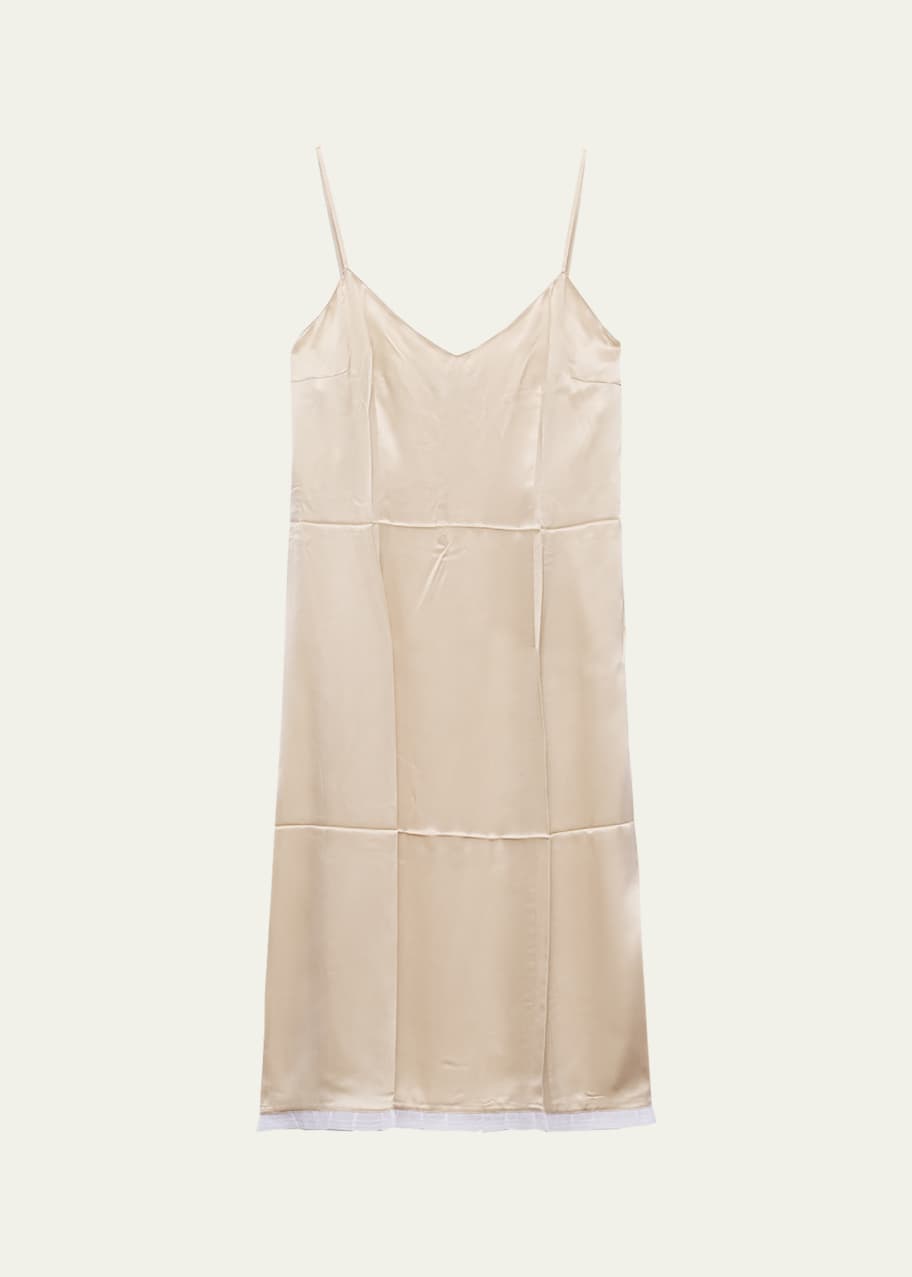 Prada Slip Crepe Satin Dress - Bergdorf Goodman