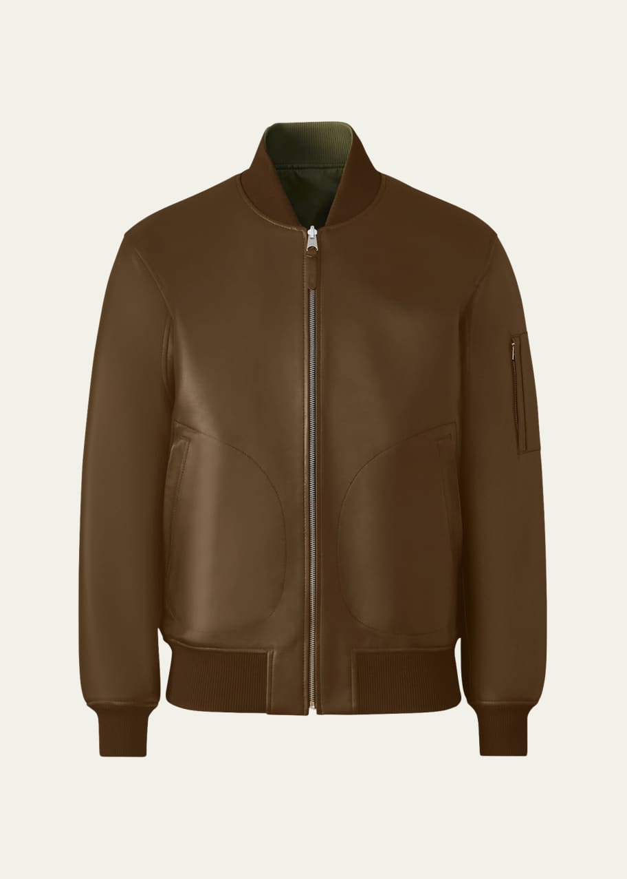 Mackage Easton-SA Reversible Leather Bomber Jacket - Bergdorf Goodman