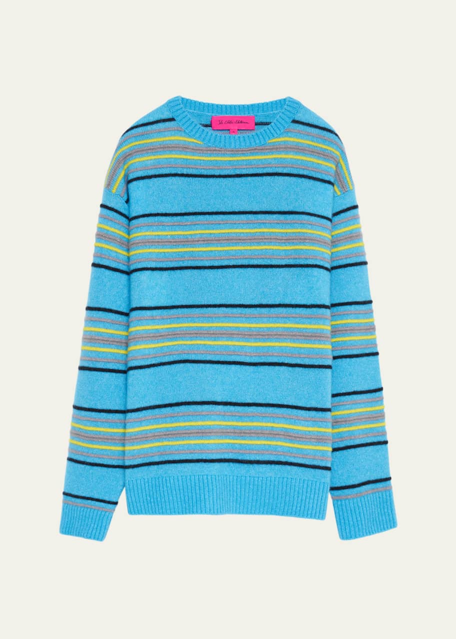 The Elder Statesman Men's Nimbus Reef Striped Cashmere Sweater ...