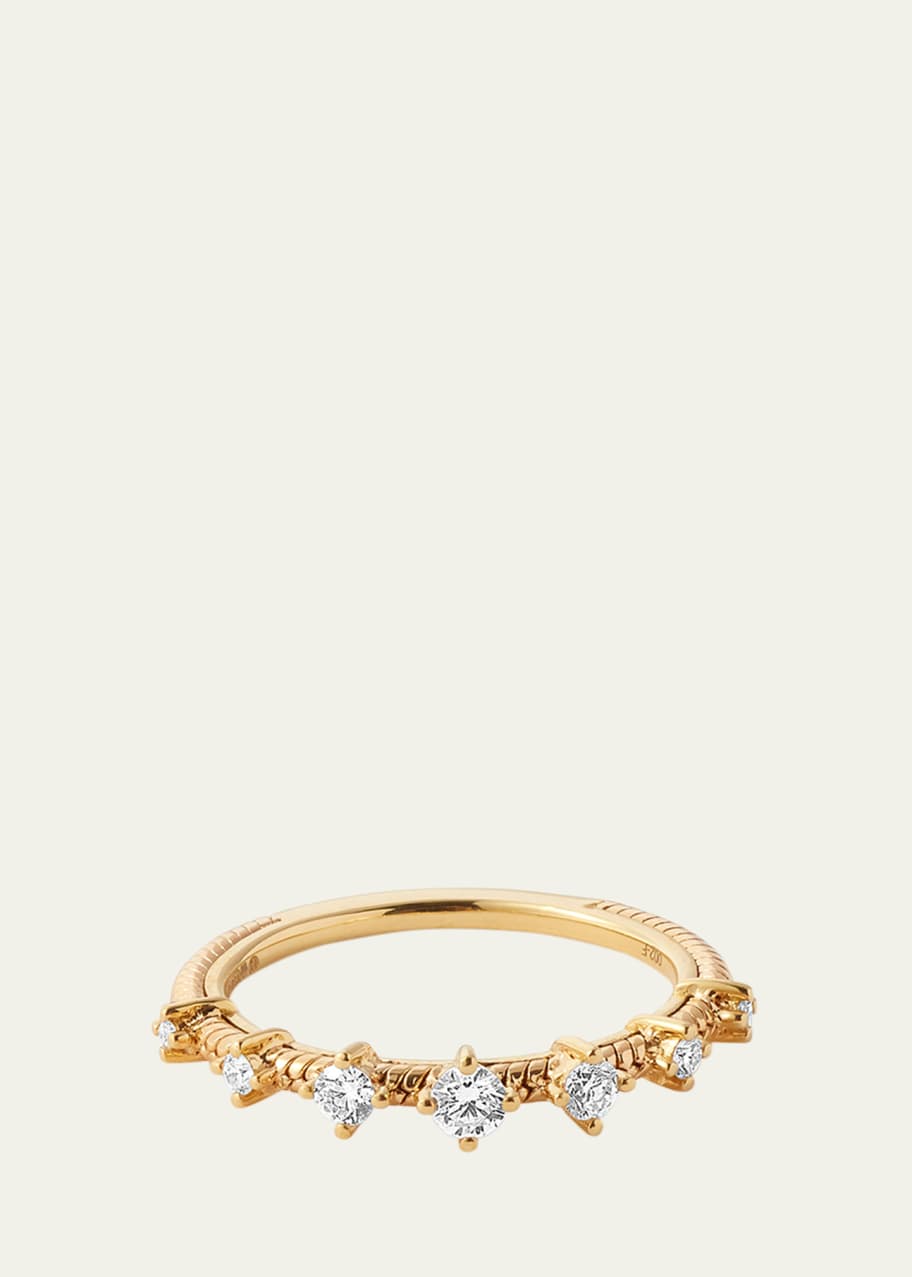 Fernando Jorge 18K Yellow Gold Diamonds On Chain Ring - Bergdorf Goodman