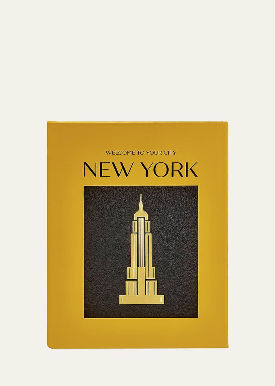 Graphic Image "Trope New York" Leather-Bound Book, Edited by Michelle Fitzgerald & Jack Vanboom ...