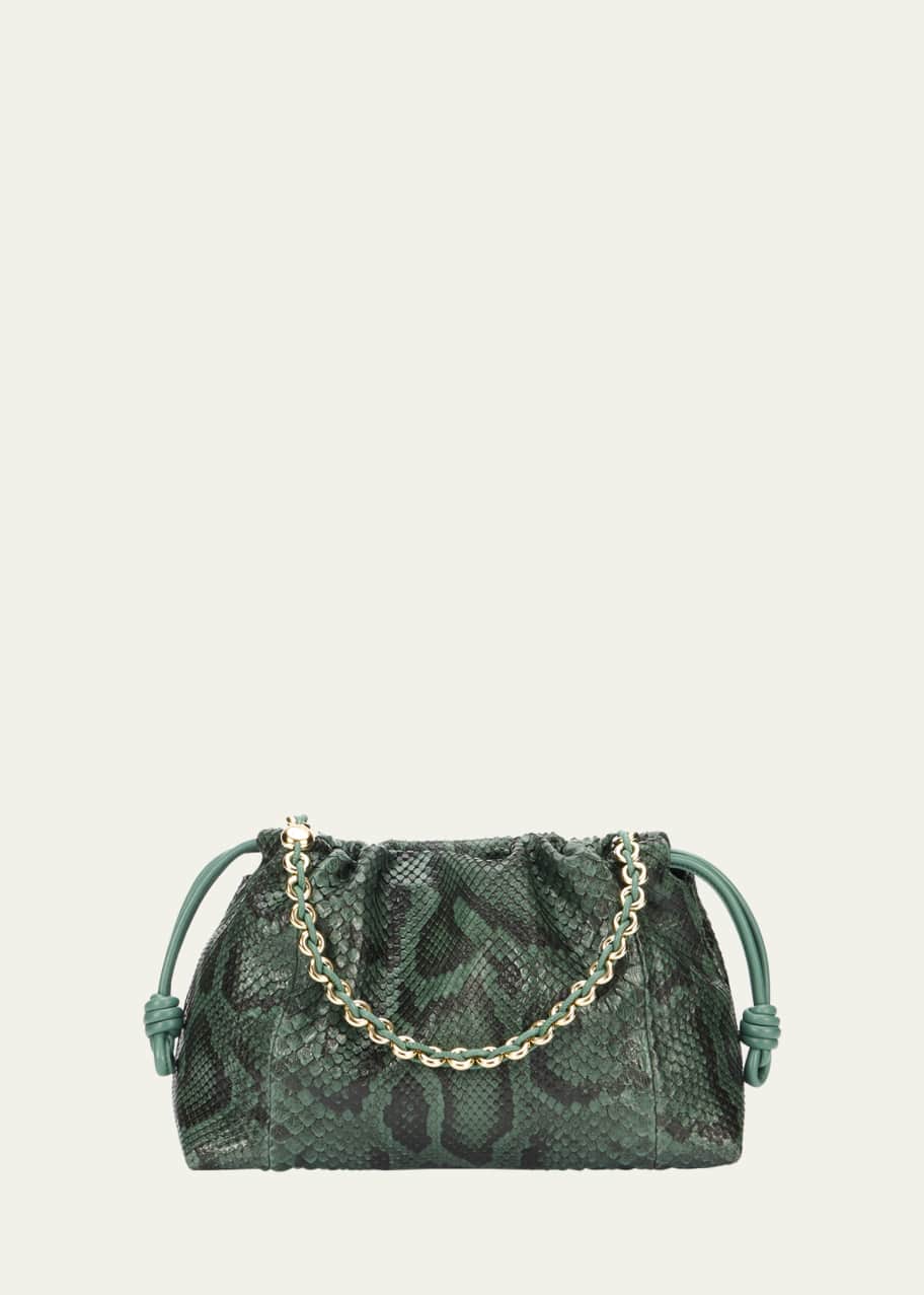 Loewe Flamenco Shoulder Bag in Python - Bergdorf Goodman