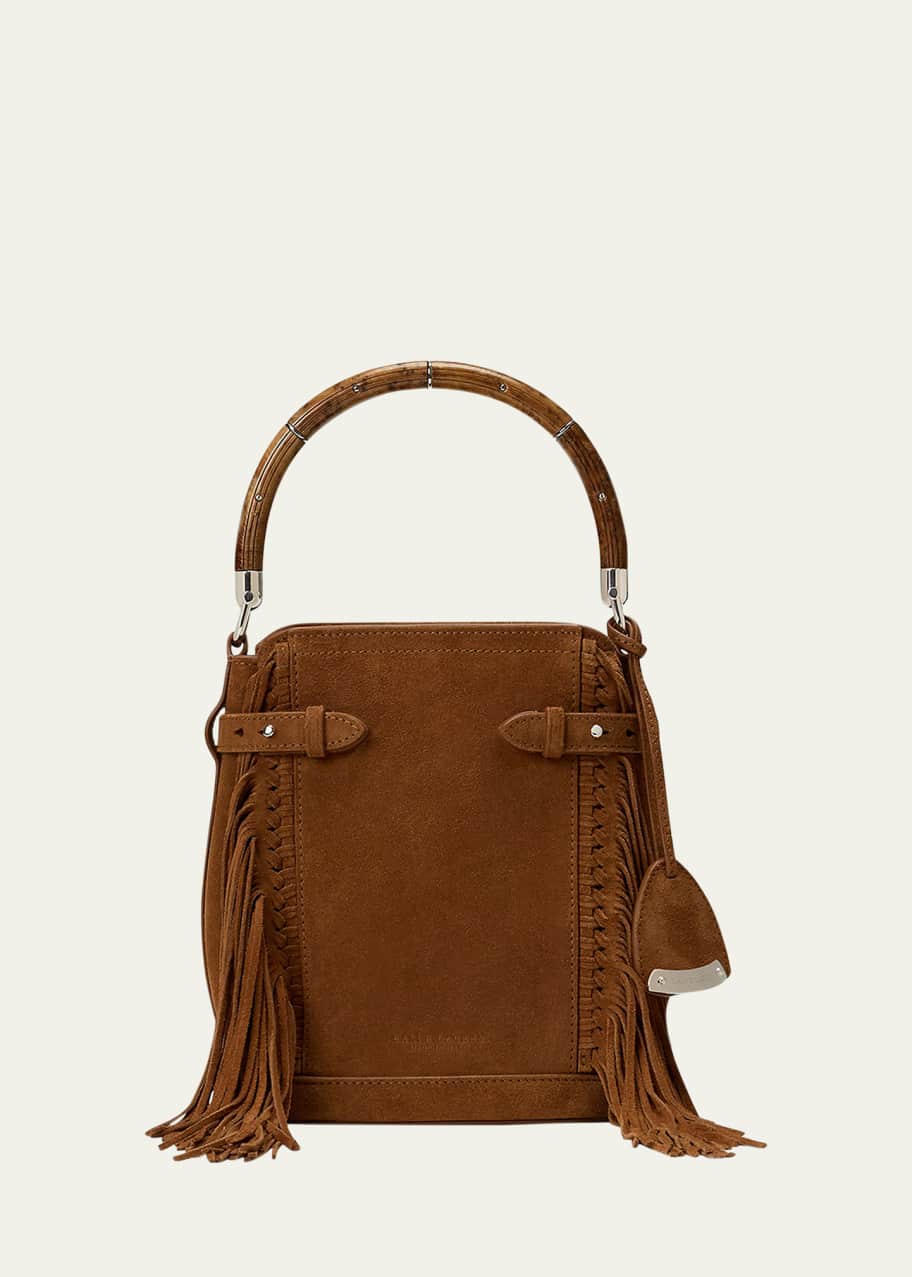 Ralph Lauren The Ralph Calf-Suede Small Bucket Bag - Bergdorf Goodman