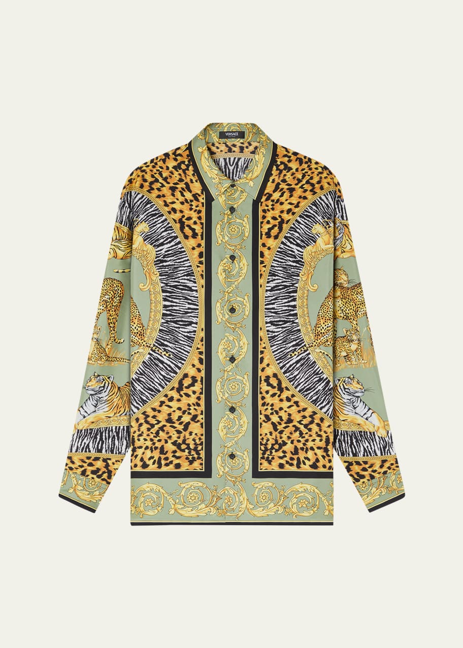 versace button up shirts