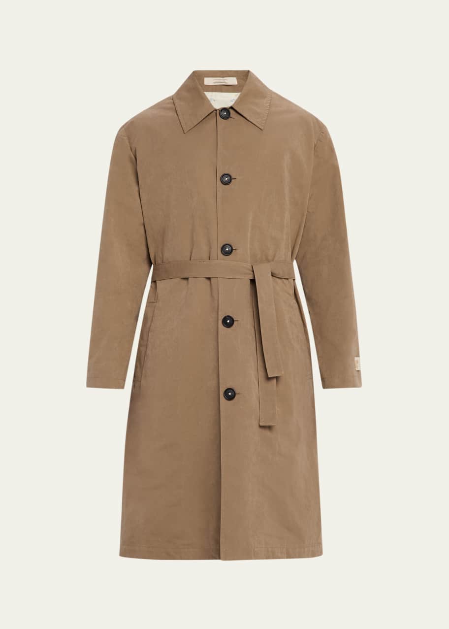 Massimo Alba Men's Mustang Belted Rain Coat - Bergdorf Goodman