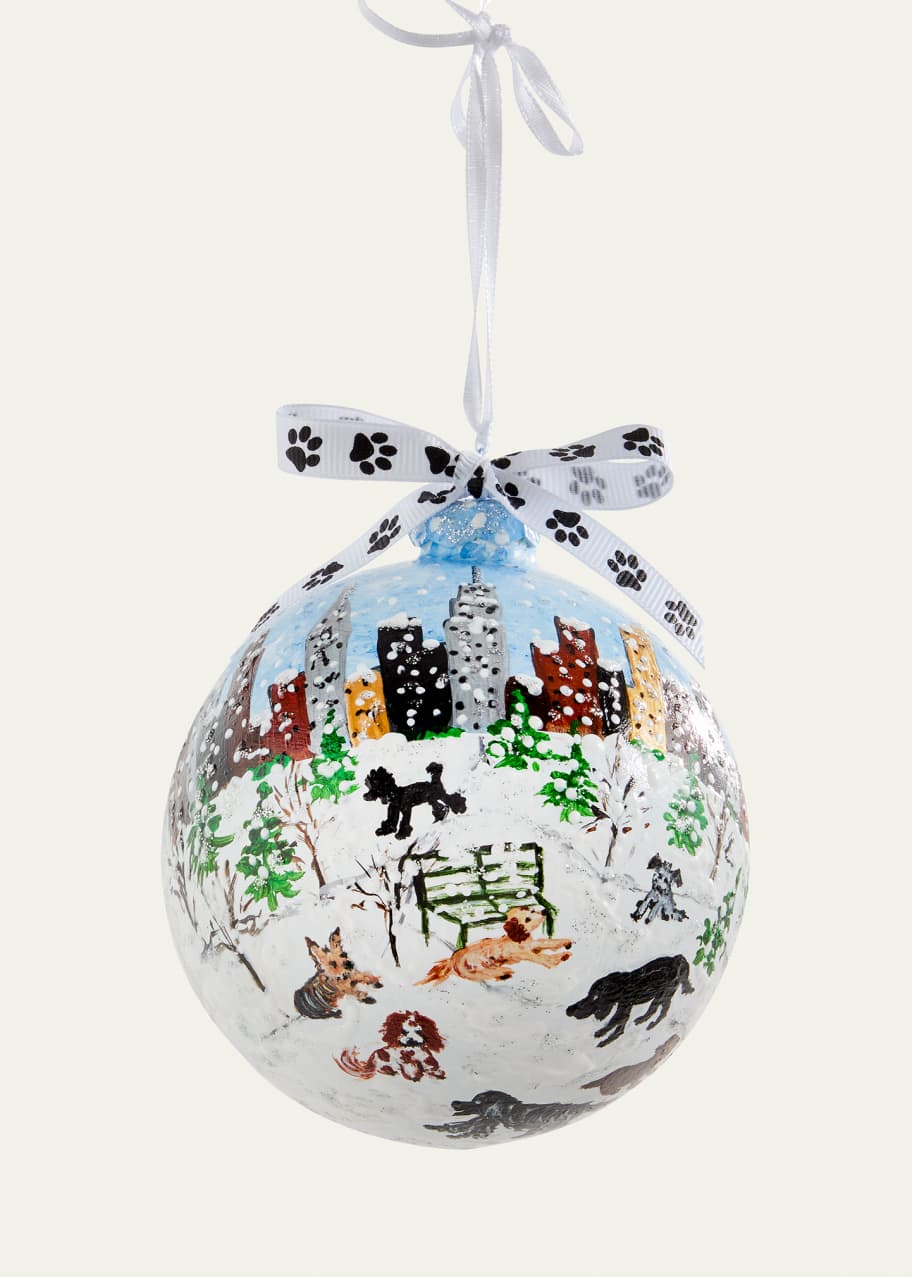 Nancy George-Michalson Christmas Dogs Christmas Ornament - Bergdorf Goodman