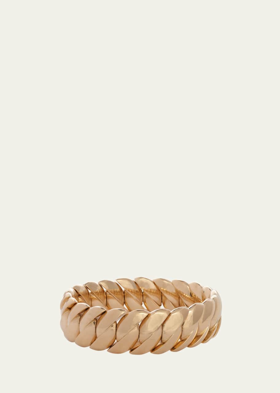 Sidney Garber 18K Yellow Gold Polish Wave Link Bracelet - Bergdorf Goodman