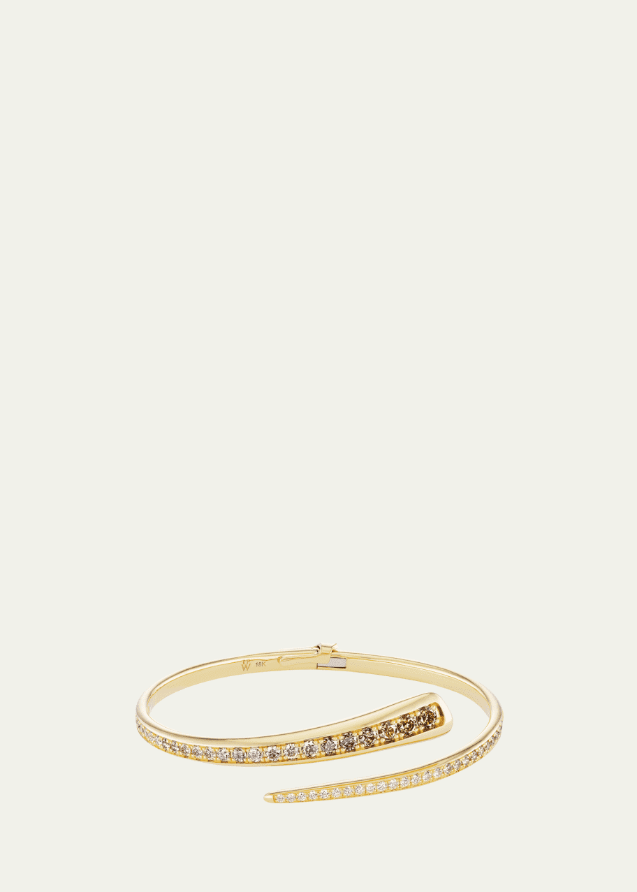 Emily P. Wheeler 18K Wrap Bracelet with Diamonds - Bergdorf Goodman