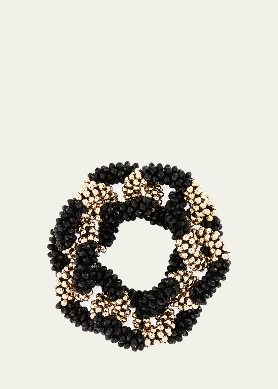 Meredith Frederick Elsa 14K Gold & Onyx Link Bracelet - Bergdorf Goodman