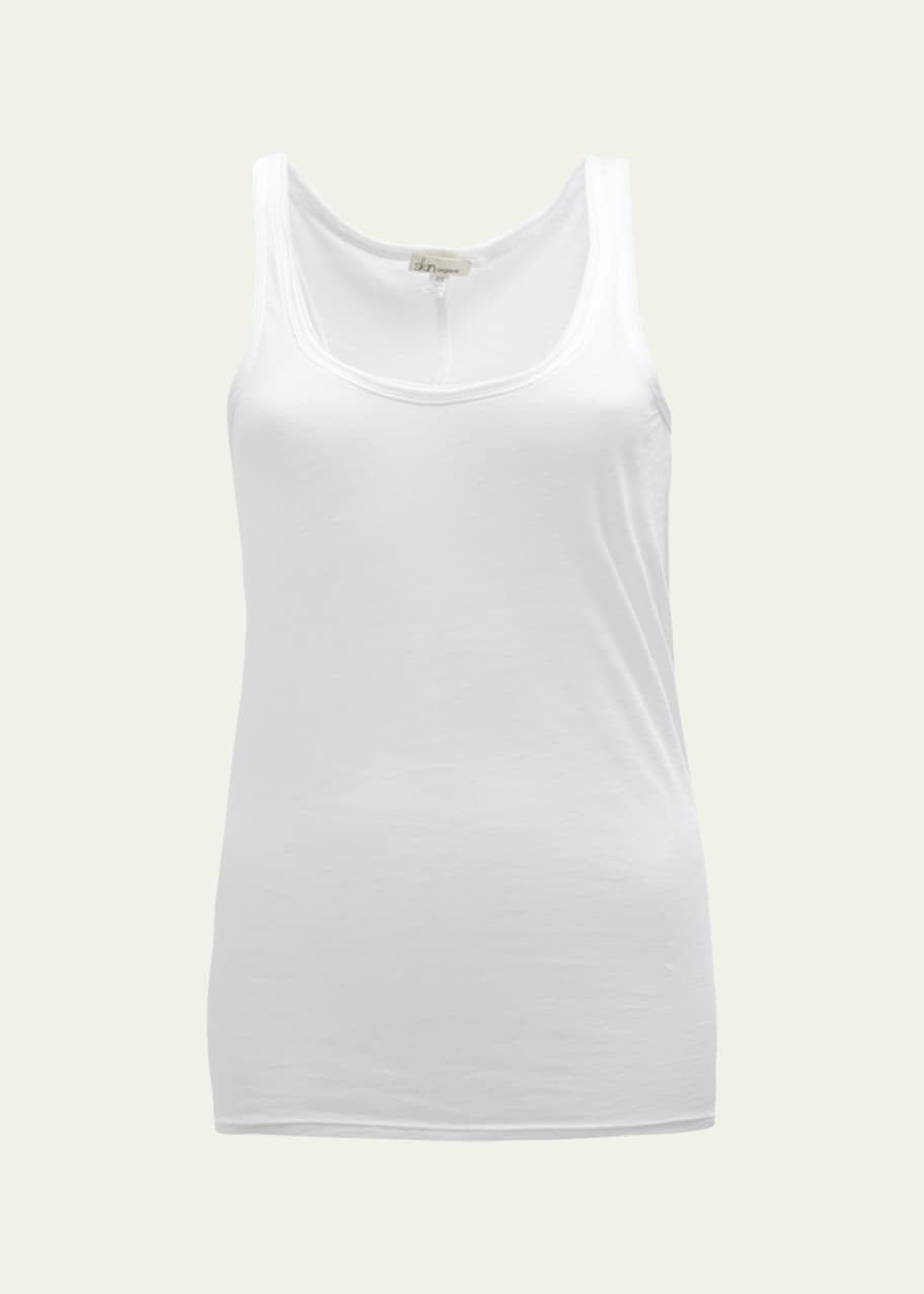 Skin Racerback Organic Cotton Jersey Tank Top - Bergdorf Goodman
