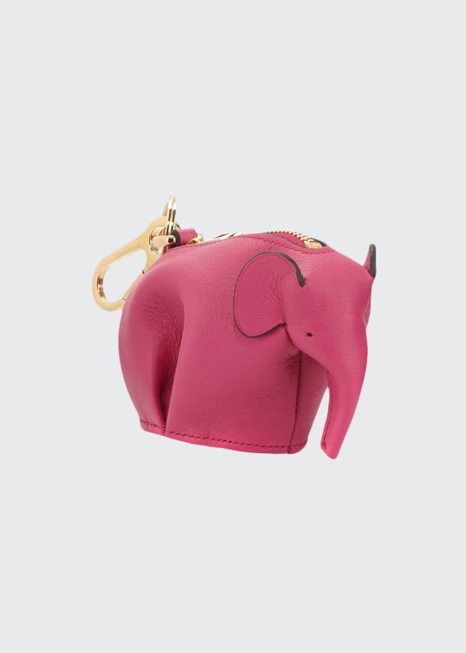 Loewe Elephant Charm Keychain - Bergdorf Goodman