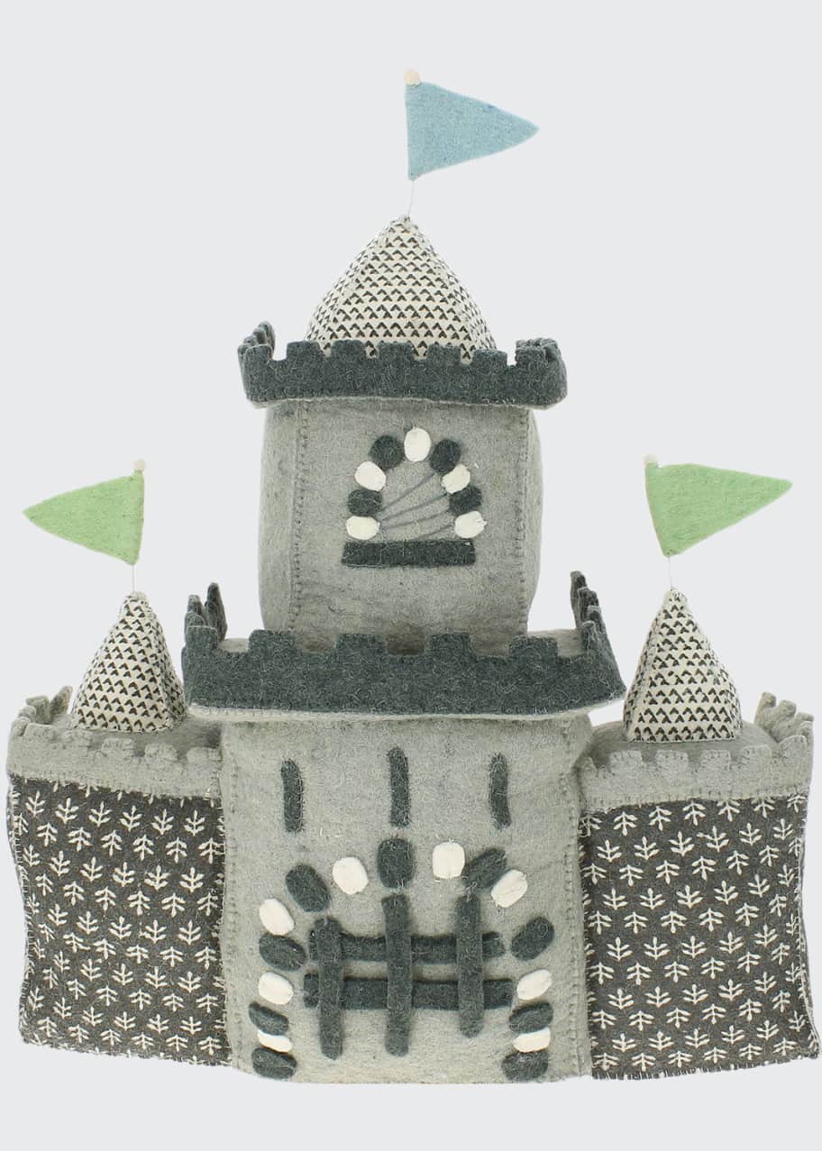 Fiona Walker England Wool Felt Castle, Gray - Bergdorf Goodman